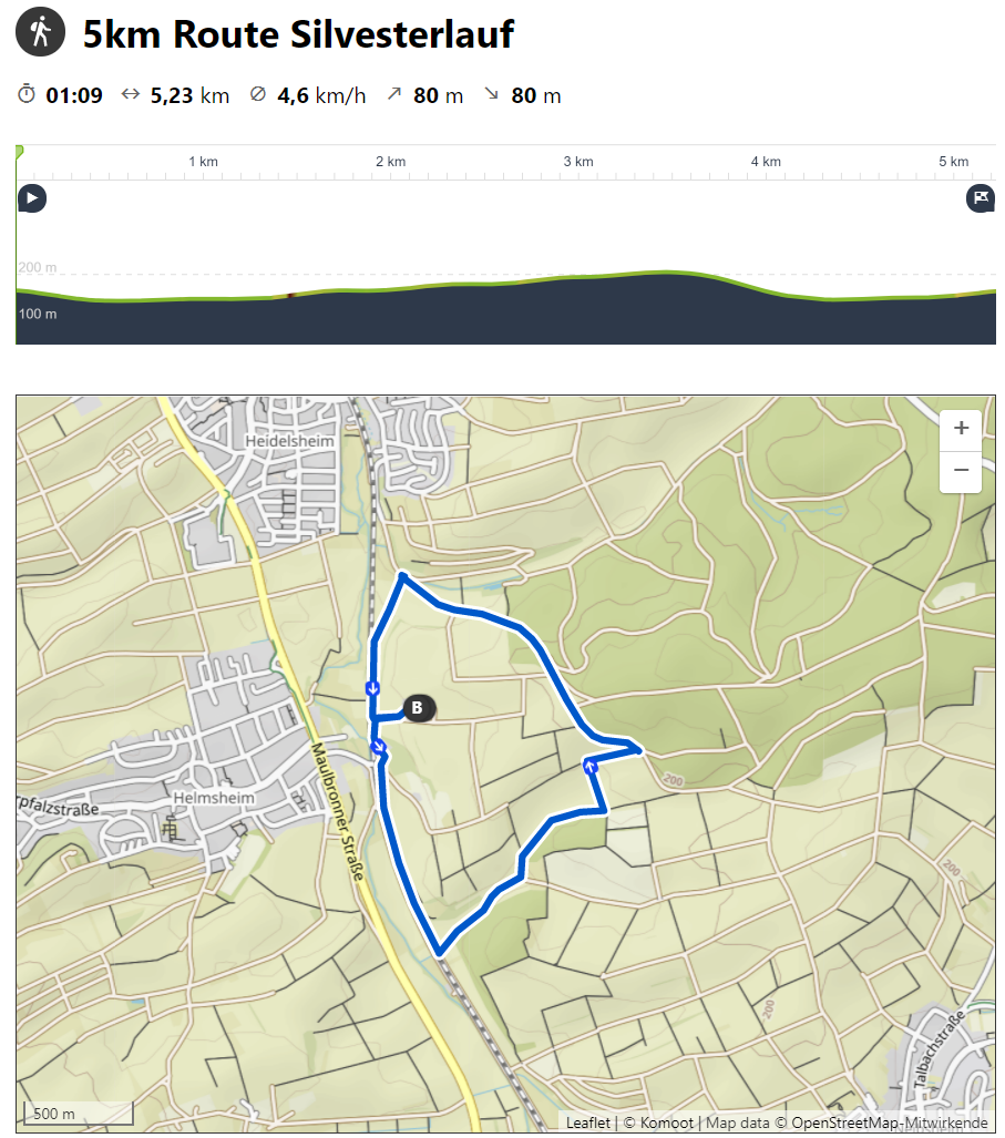 5km Lauf – EKG Heidelsheim