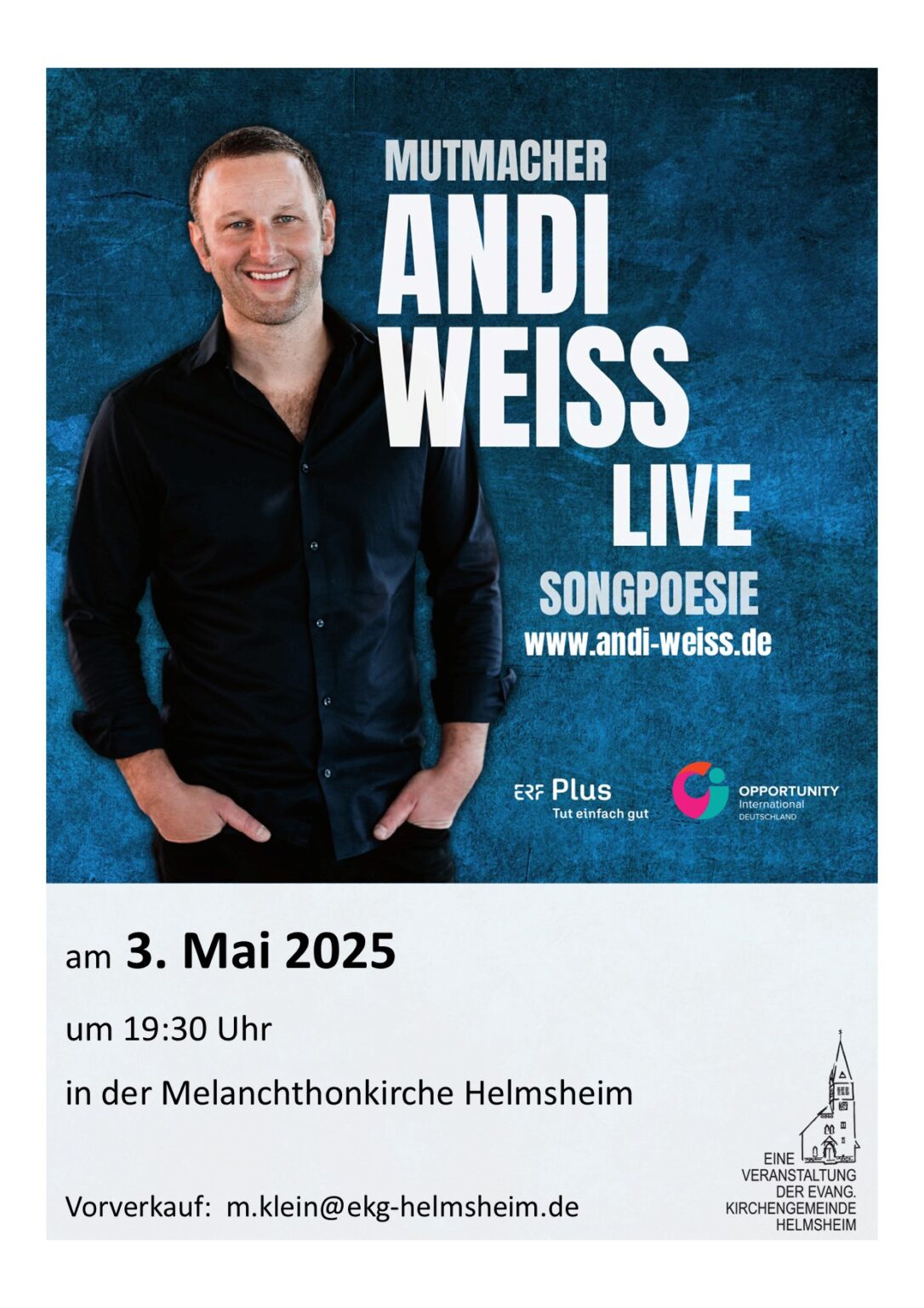 Konzert von Andi Weiss – EKG Heidelsheim
